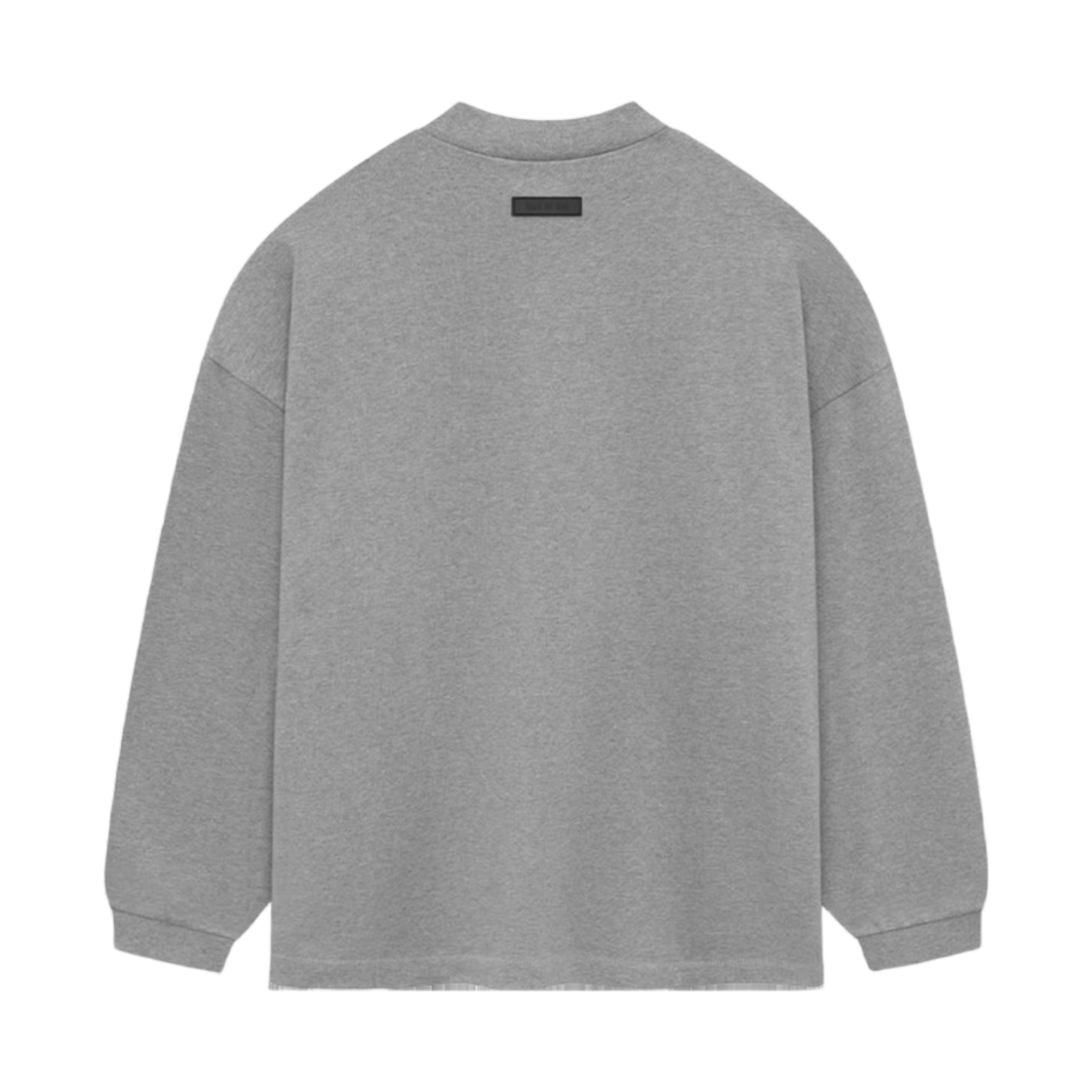 에센셜 헤비 저지 롱슬리브 티셔츠 다크 헤더 오트밀 - 24SS | Essentials | KREAM