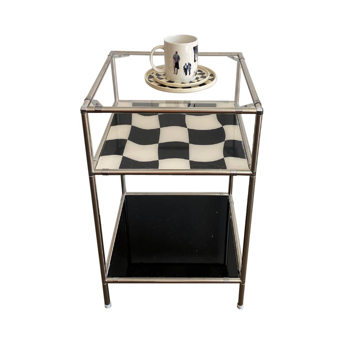 유라이크왓 체커보드 유리 선반 | you like what | KREAM