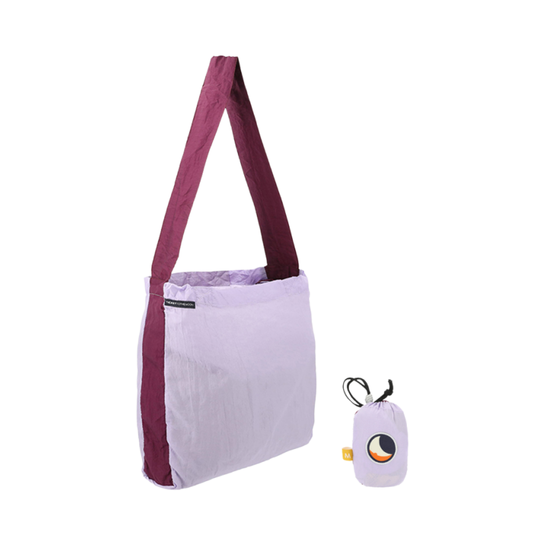 티켓투더문 미디엄 에코백 라이트 플럼 | Ticket To The Moon | KREAM