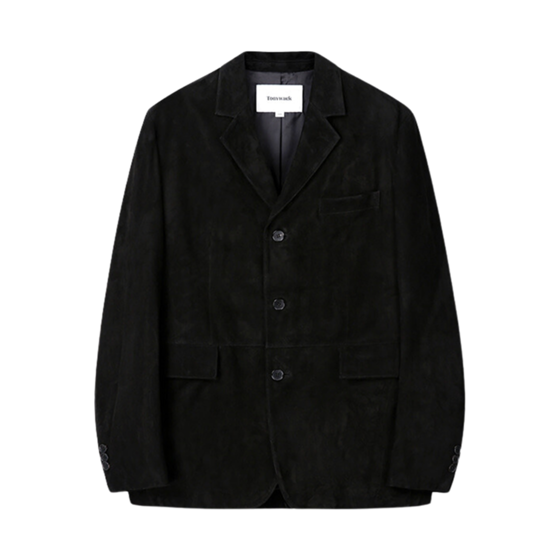 토니웩 스웨이드 테일러드 자켓 블랙 | Tonywack | KREAM