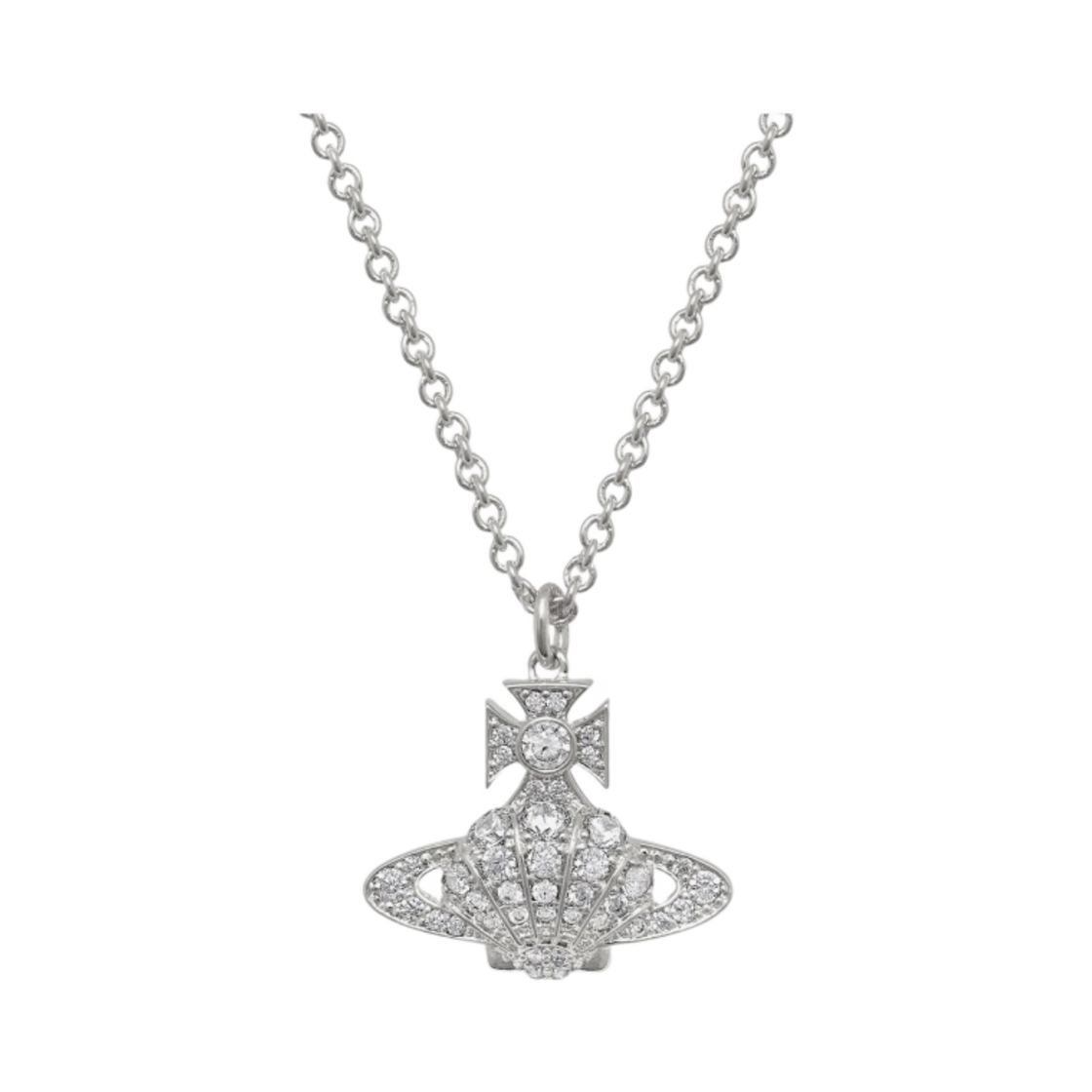 비비안 웨스트우드 나탈리나 펜던트 플래티넘 화이트 CZ | Vivienne Westwood | KREAM