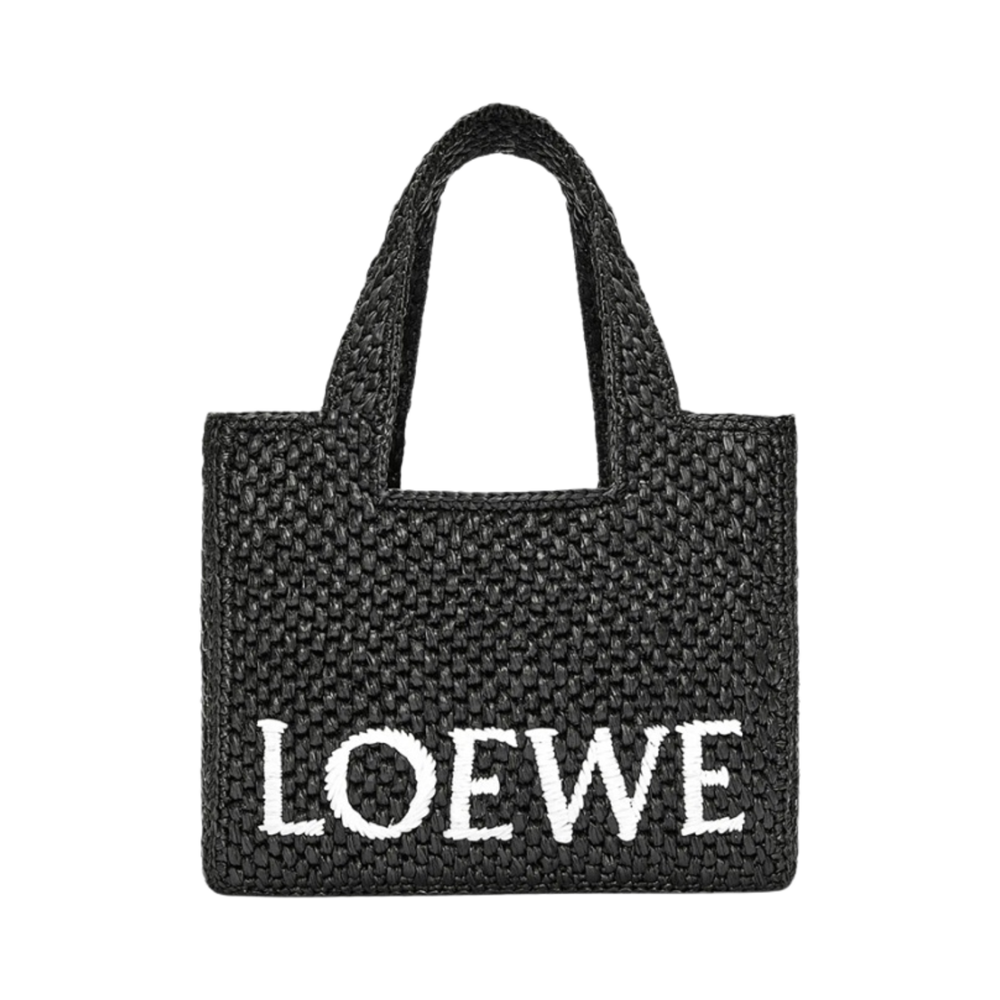 로에베 라피아 스몰 폰트 토트백 블랙 | Loewe | KREAM