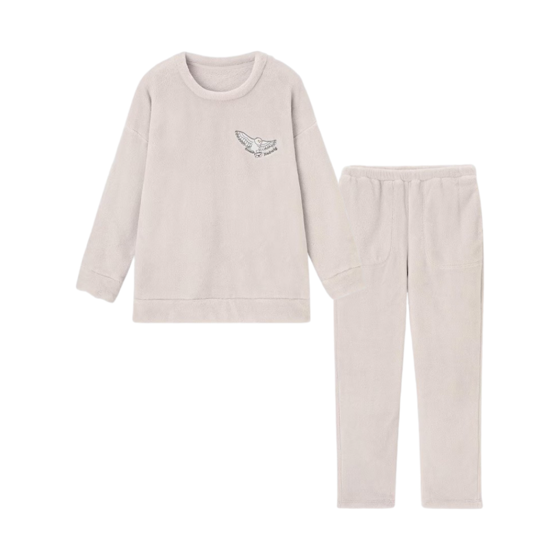 (W) GU x 해리포터 마시멜로우 필 라운지 세트 내츄럴 | GU | KREAM