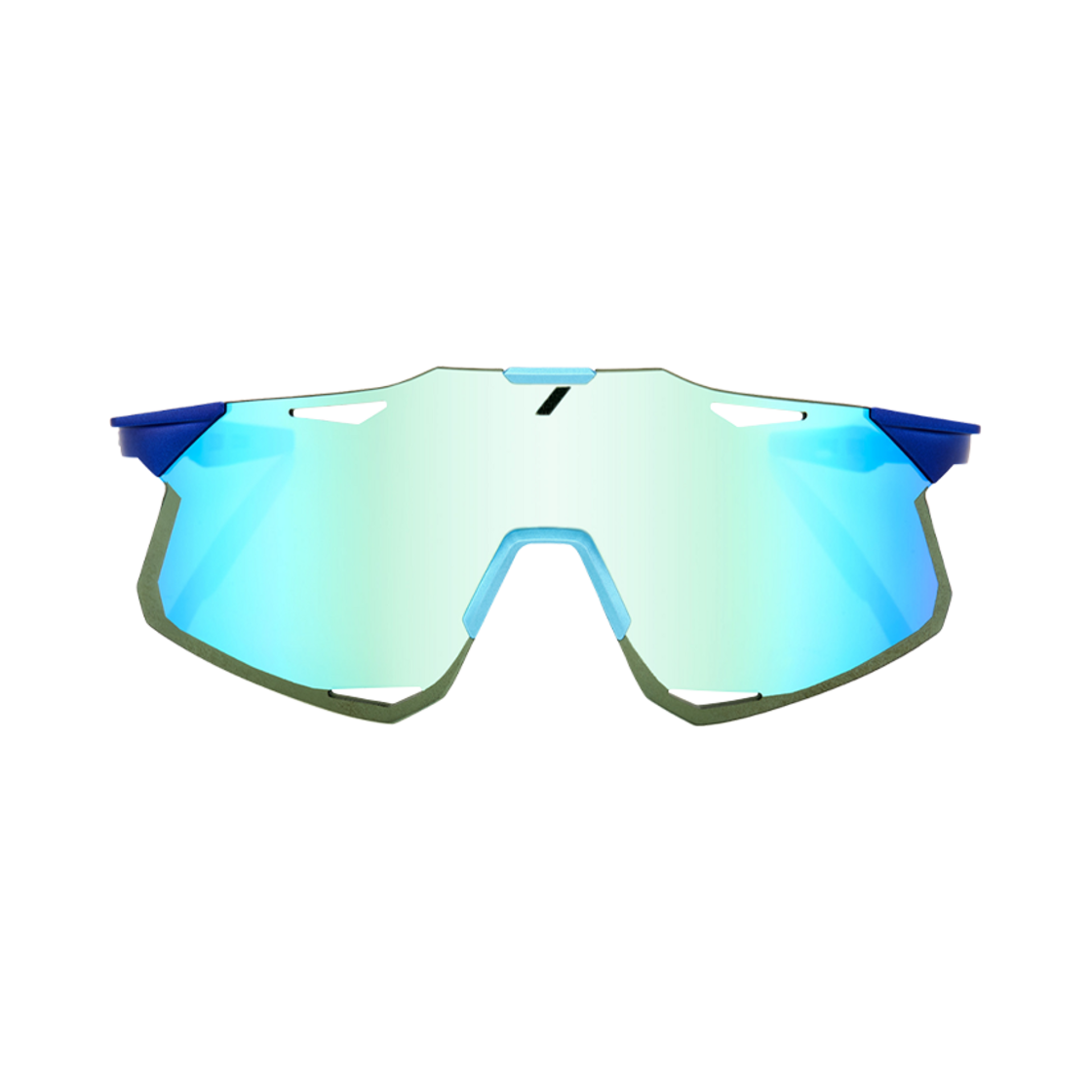 100퍼센트 하이퍼크래프트 매트 메탈릭 인투 더 페이드 블루 토파즈 멀티레이어 미러 렌즈 | 100% | KREAM