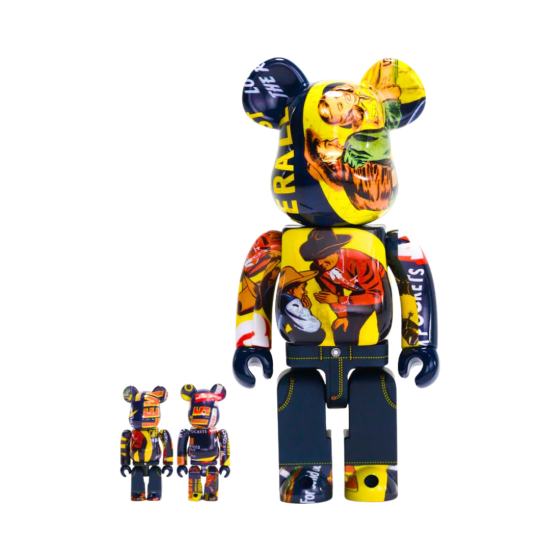 베어브릭 x 리바이스 100% & 400% 세트 | Bearbrick | KREAM