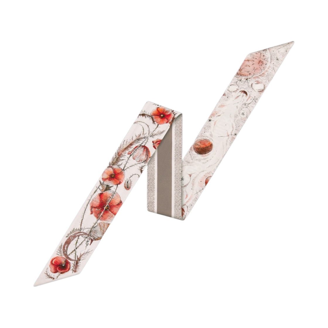 (W) 디올 ABC디올 C 코케리콧 코멧 미차 스카프 아이보리 멀티컬러 실크 트윌 | Dior | KREAM