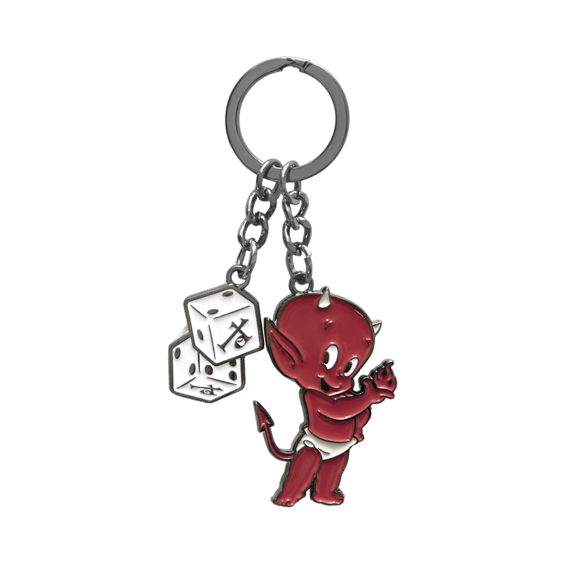 폴리테루 x 핫 스터프 키링 001 플레이밍 하트 | Polyteru | KREAM