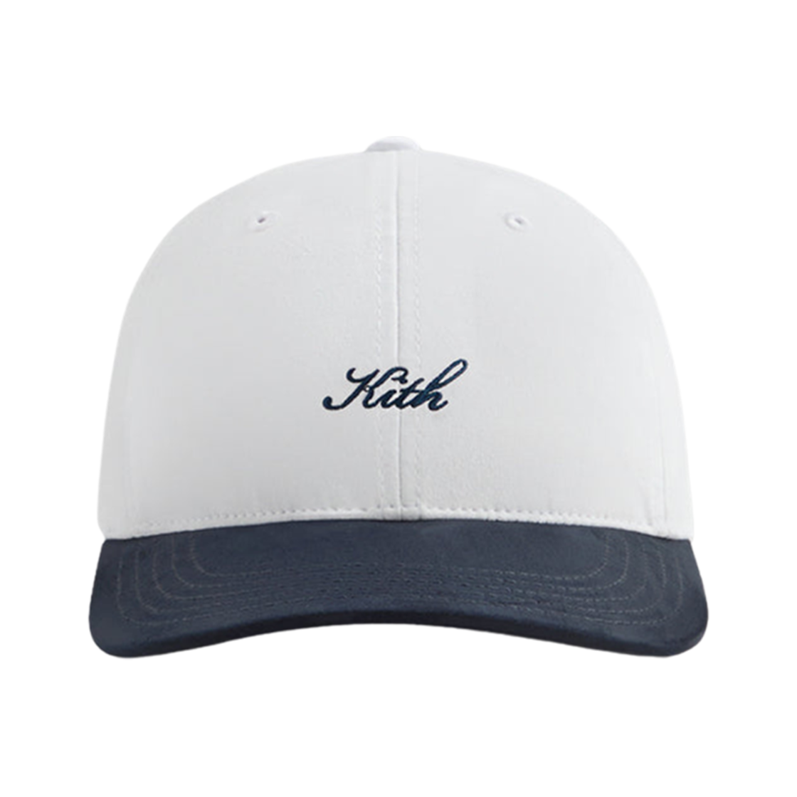 키스 마이크로스웨이드 투톤 키스 스크립트 에어론 캡 녹터널 | Kith | KREAM