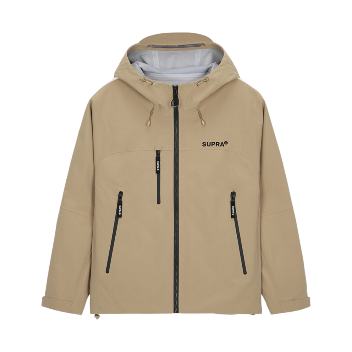 수프라 백 그래픽 3L 바람막이 베이지 | Supra | KREAM