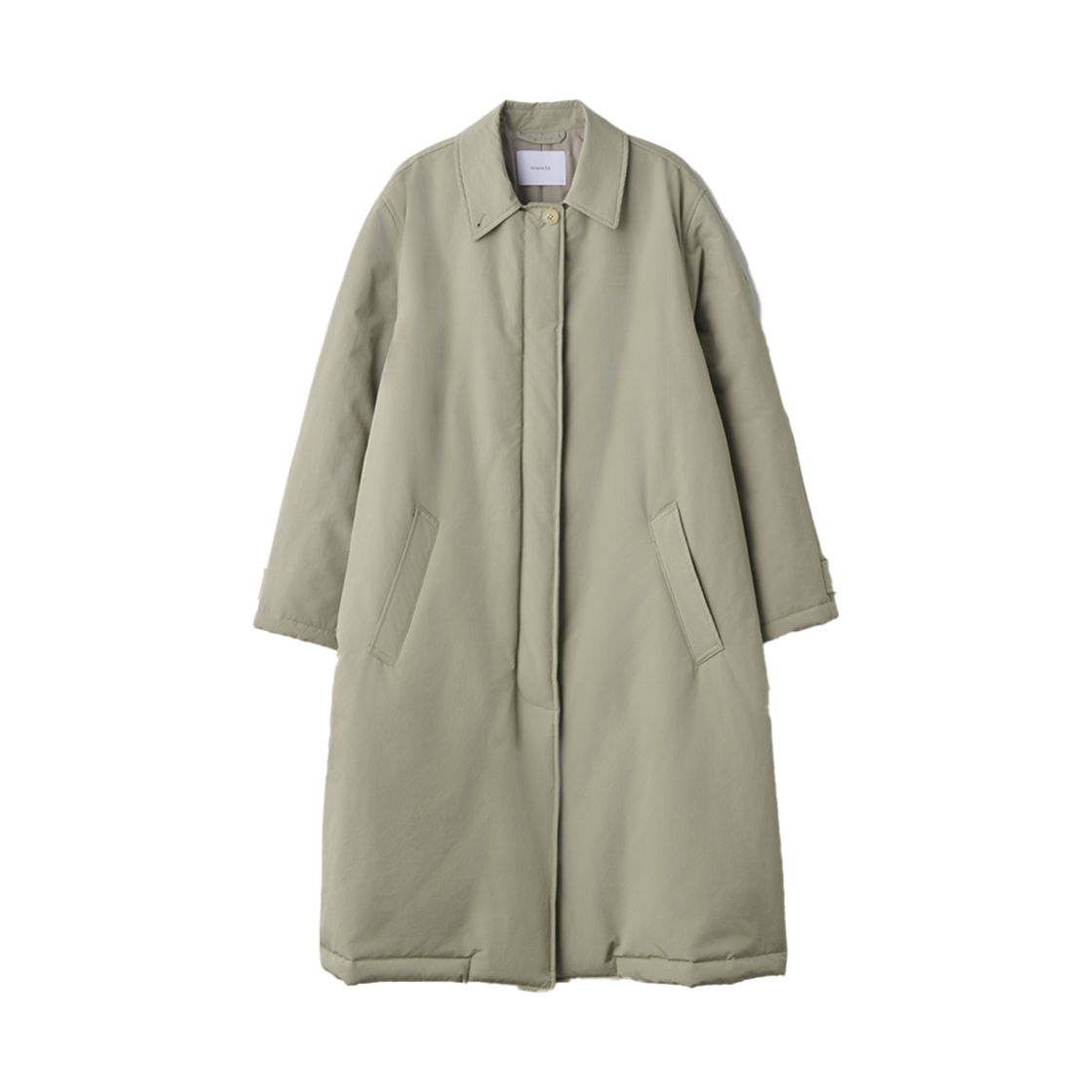 블랭크공삼 패디드 트랜치 코트 라이트 카키 | blank03 | KREAM