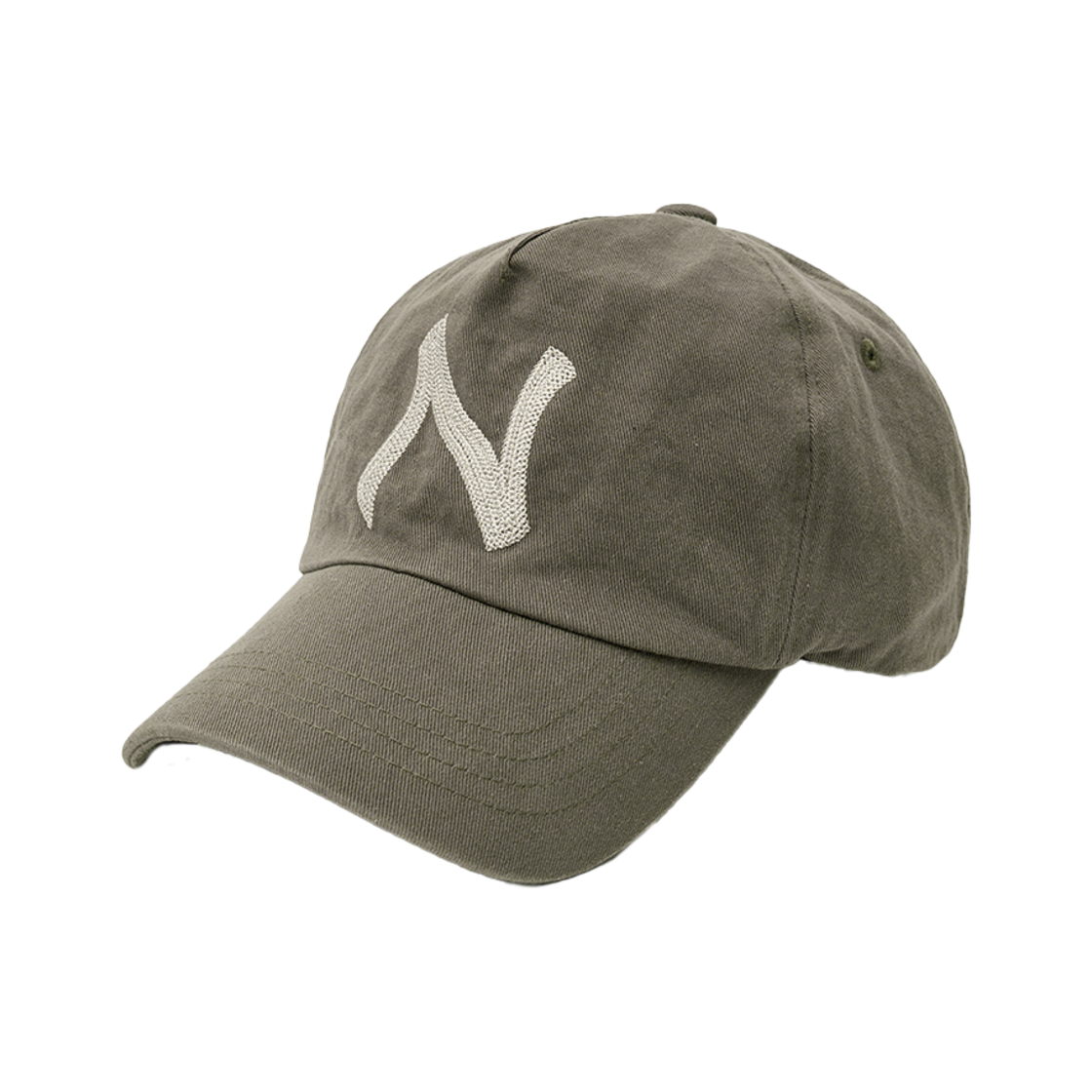 노운 엔 로고 볼캡 카키 | noun | KREAM