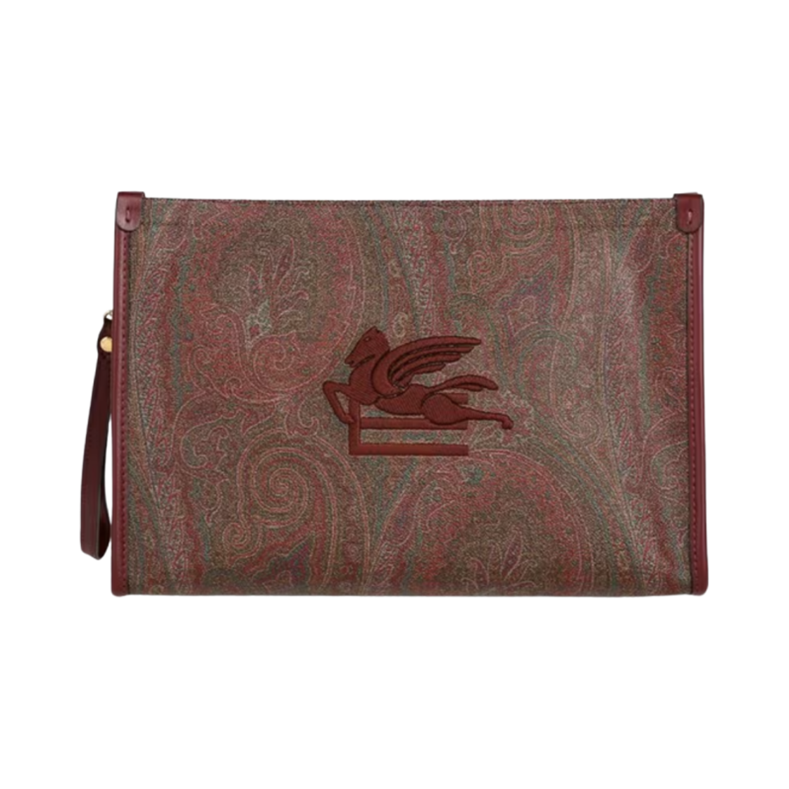 에트로 페이즐리 라지 파우치 레드 | Etro | KREAM