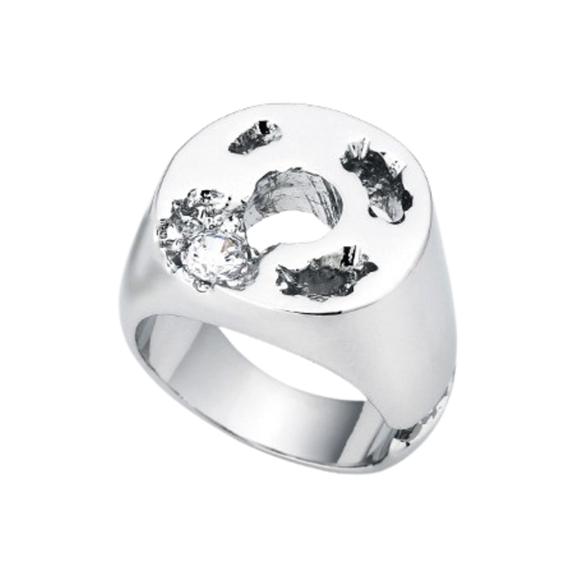 센티멍 넘버 309 라운드 메테오 링 실버 | SENTIMENTS | KREAM