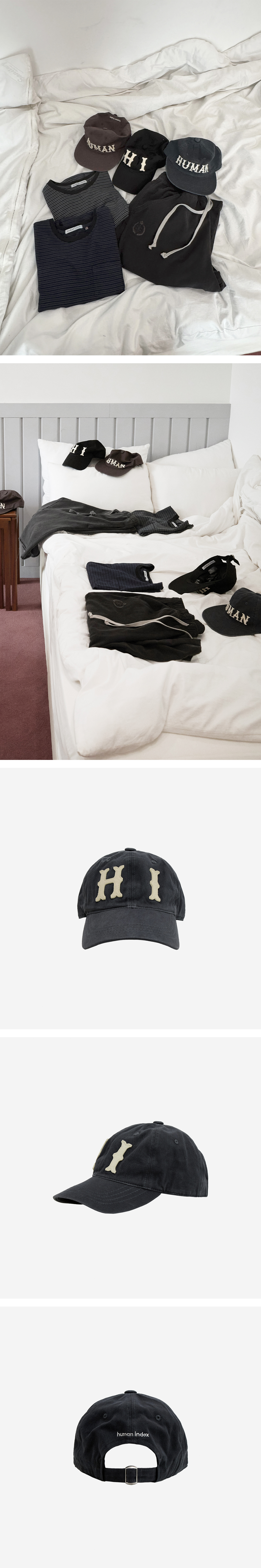 폴리테루 휴먼인덱스 HI 캡 네이비 (클래식 핏) | Polyteru Human Index | KREAM