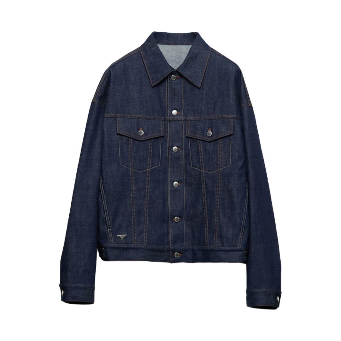 프라다 셀비지 데님 블루종 네이비 | Prada | KREAM