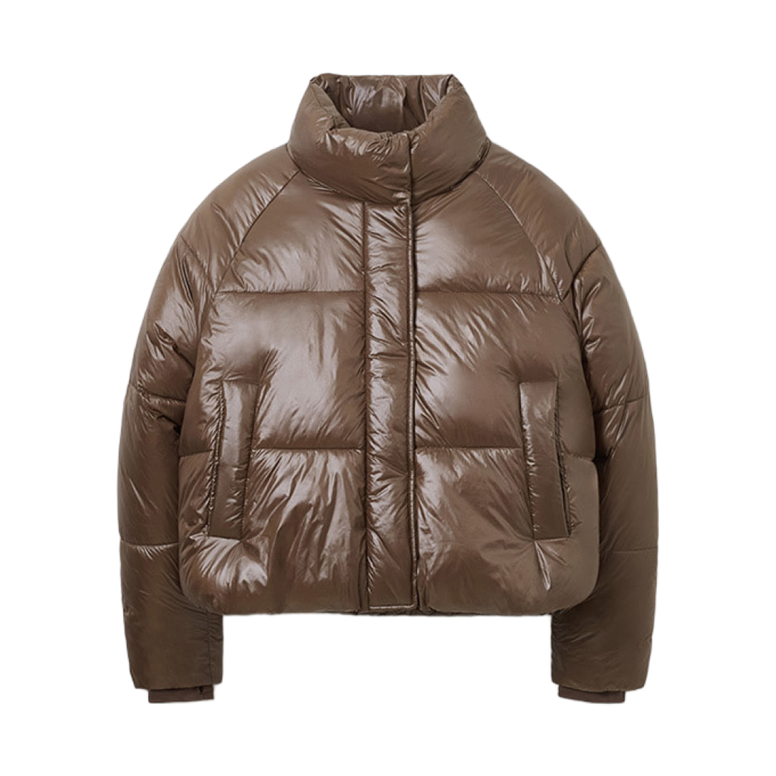 (W) 스파오 파스텔 푸퍼 글로시 브라운 | Spao | KREAM