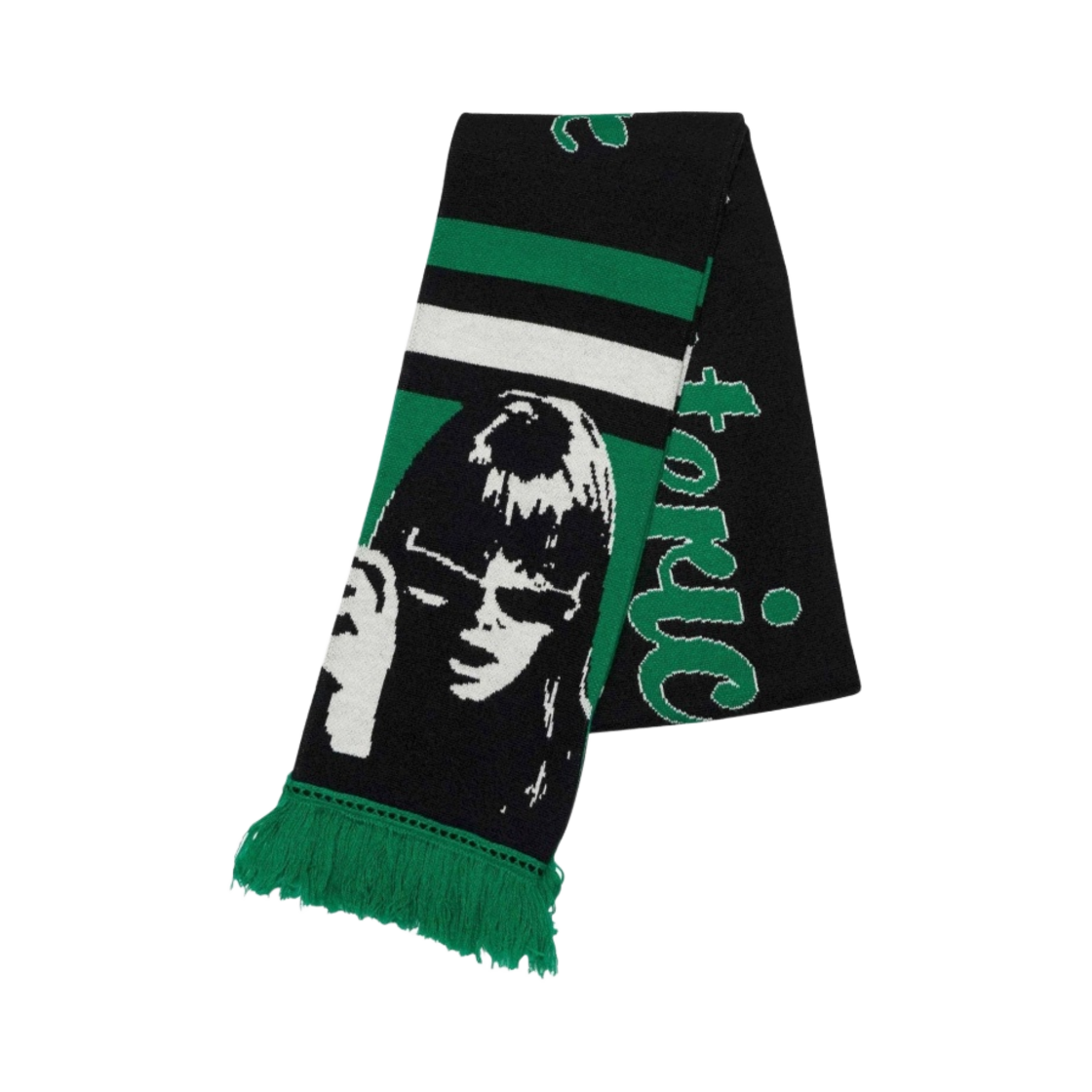 히스테릭 글래머 스포츠 로고 머플러 그린 | Hysteric Glamour | KREAM