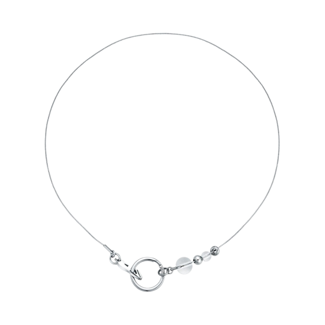 센티멍 넘버 315 지오메트리 훅 네클리스 실버 | SENTIMENTS | KREAM