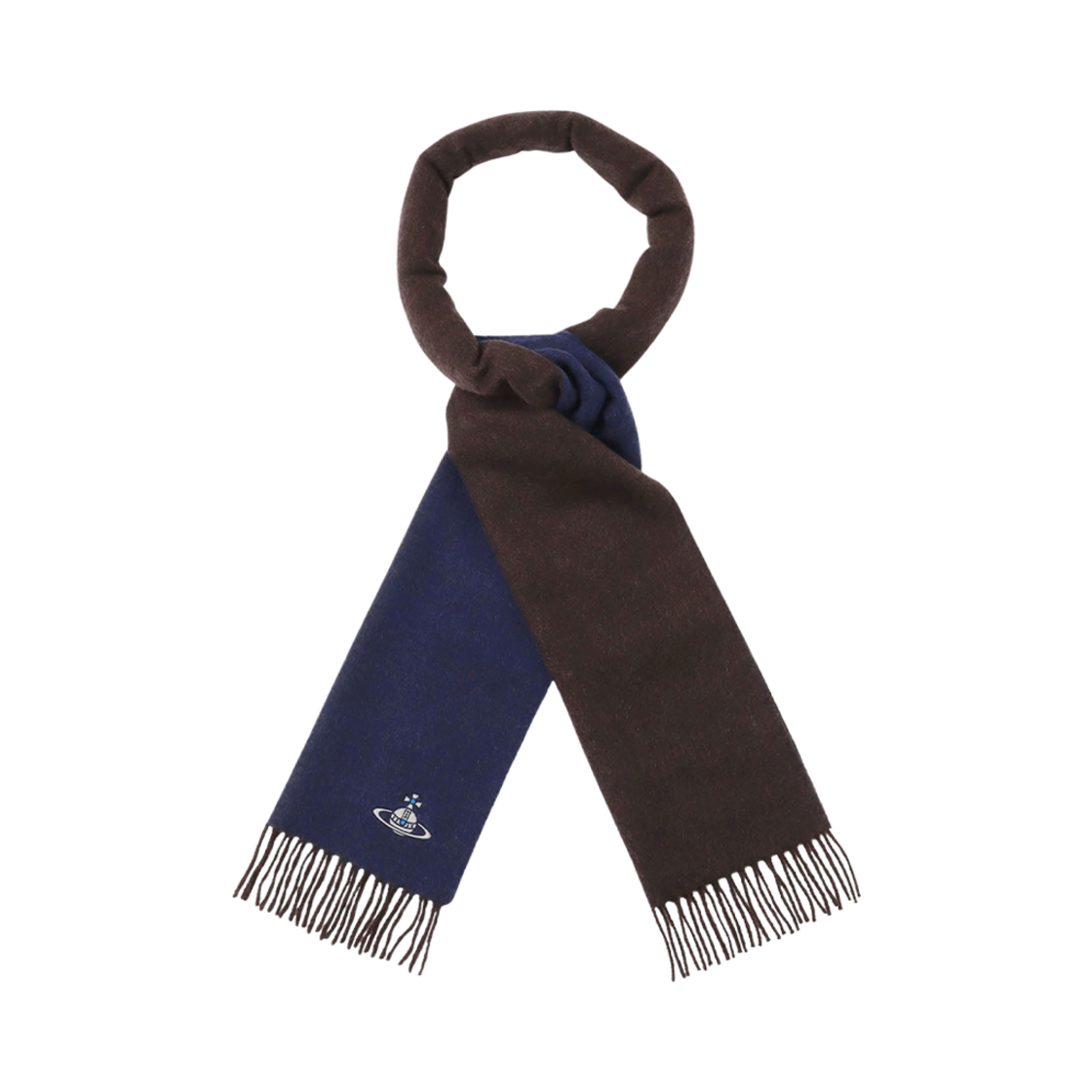 비비안 웨스트우드 캐시미어 스카프 다크 블루 | Vivienne Westwood | KREAM
