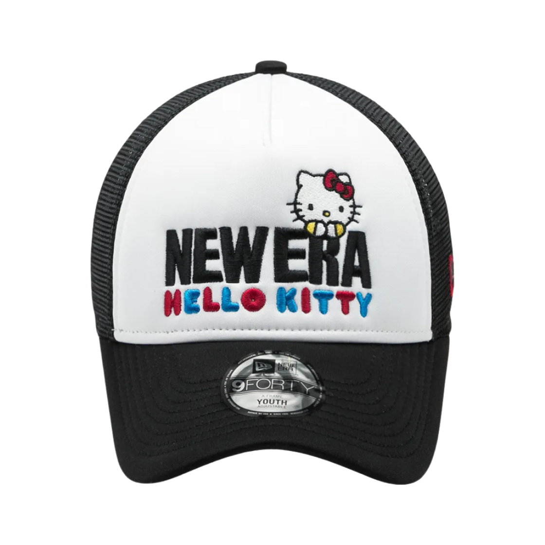 (키즈) 뉴에라 x 헬로 키티 A프레임 트러커 볼캡 블랙 | New Era | KREAM