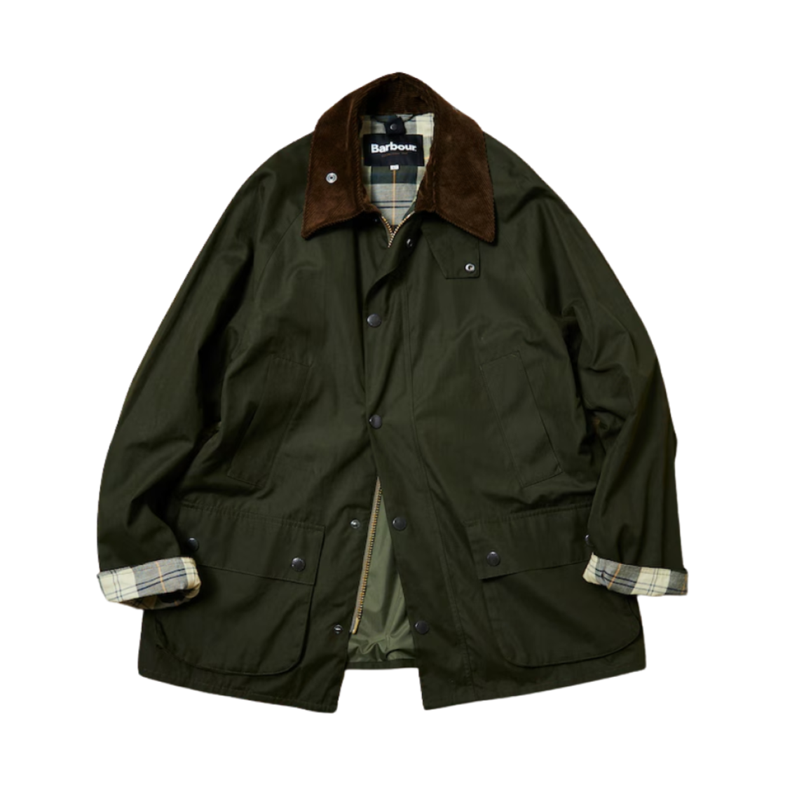 바버 비데일 OS 슬리브 올리브 | Barbour | KREAM