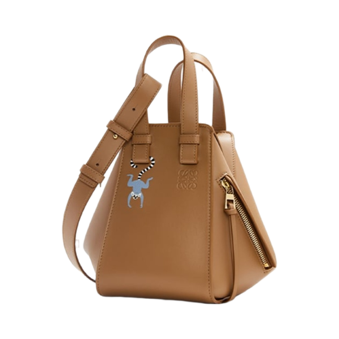 로에베 르무어 컴팩트 해먹 백 인 사틴 카프스킨 오크 | Loewe | KREAM