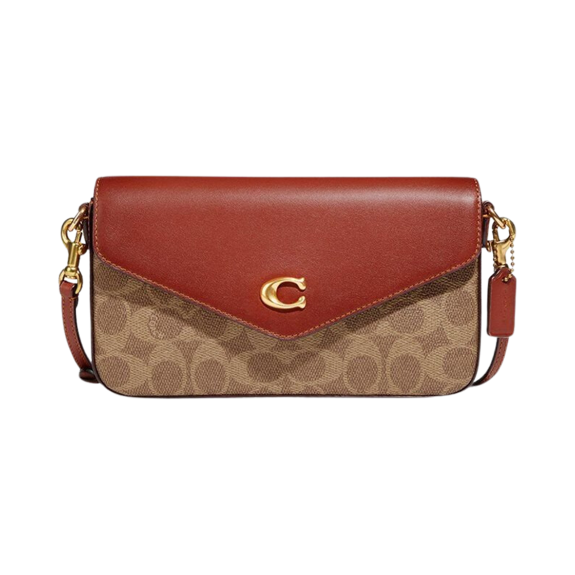코치 시그니처 캔버스 윈 크로스바디 백 브라스 탄 러스트 | Coach | KREAM