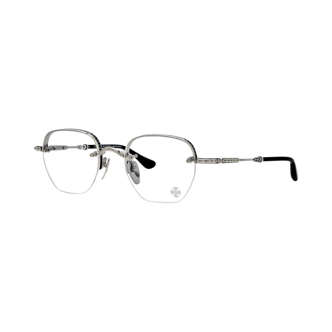 크롬하츠 프로스티드 브러쉬드 실버 블랙 | Chrome Hearts | KREAM