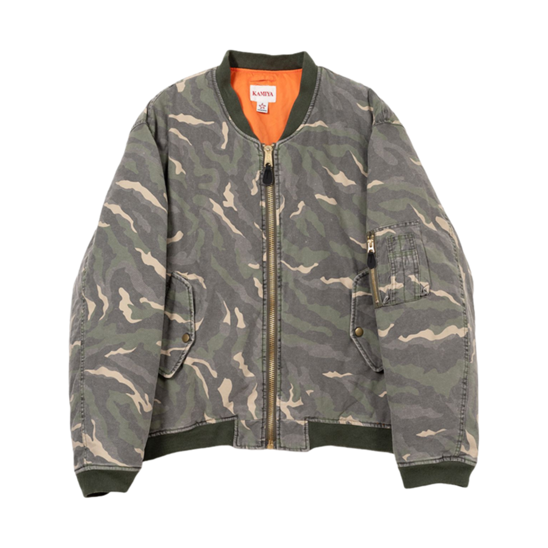 카미야 카모플라주 MA-1 카키 | Kamiya | KREAM