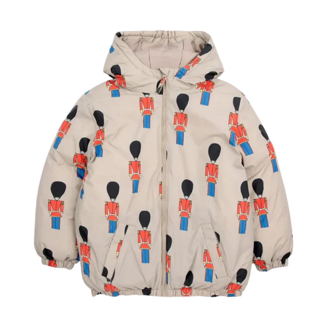 (키즈) 보보쇼즈 리틀 틴 솔져 패딩 아노락 베이지 | Bobo Choses | KREAM