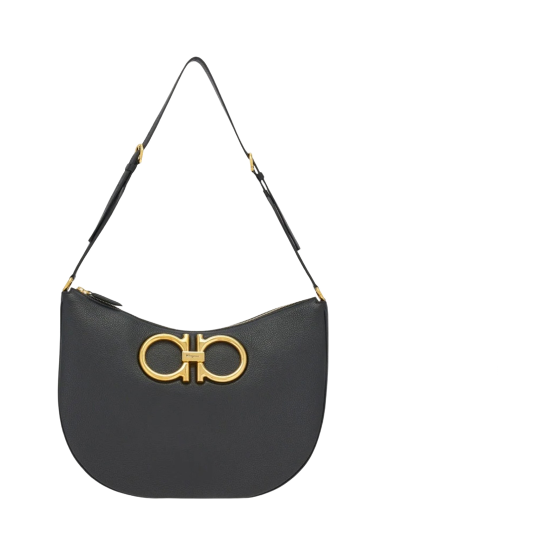 페라가모 라지 맥시 간치오 호보백 블랙 | Ferragamo | KREAM