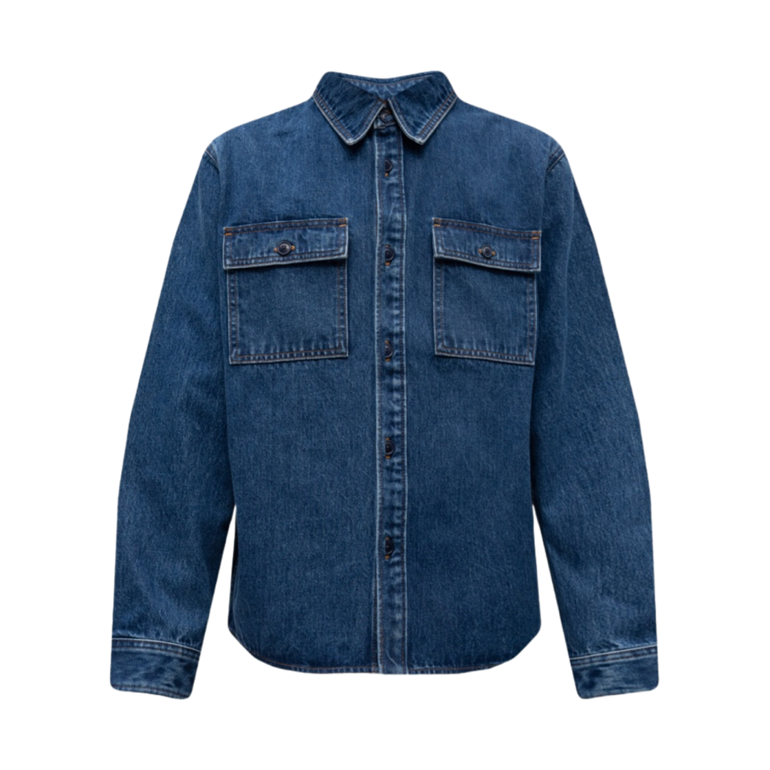 아페쎄 바스티안 오버셔츠 스톤워시드 인디고 | A.P.C. | KREAM