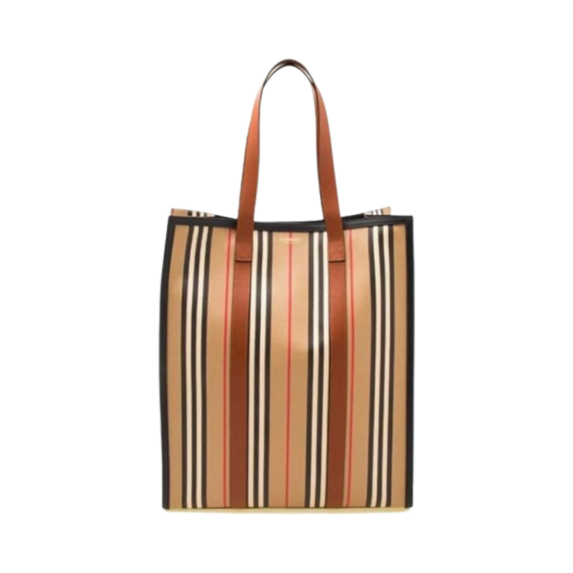 버버리 스트라이프 미디움 토트백 베이지 | Burberry | KREAM