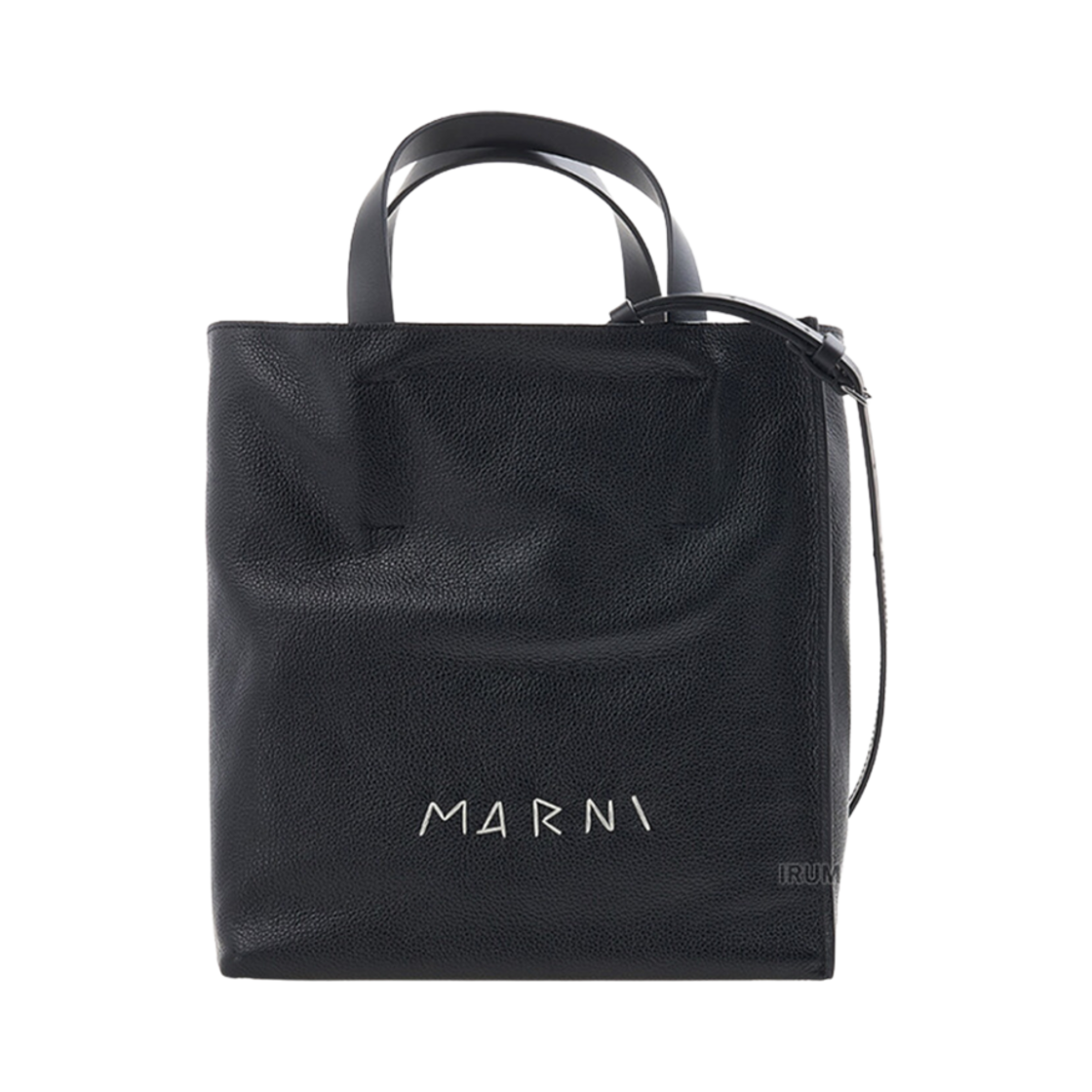 마르니 로고 자수 토트백 블랙 | Marni | KREAM