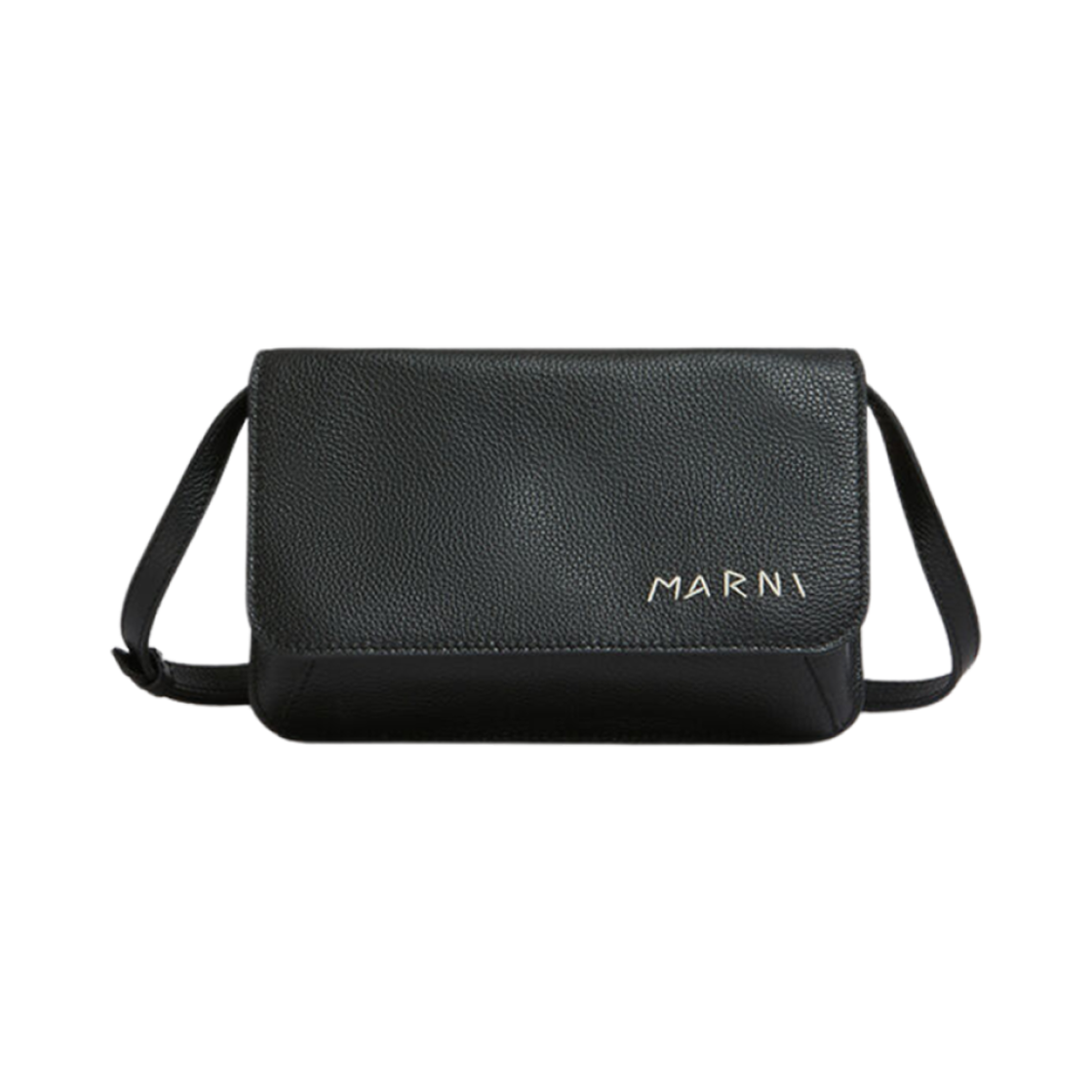 마르니 멘딩 자수 숄더백 블랙 | Marni | KREAM