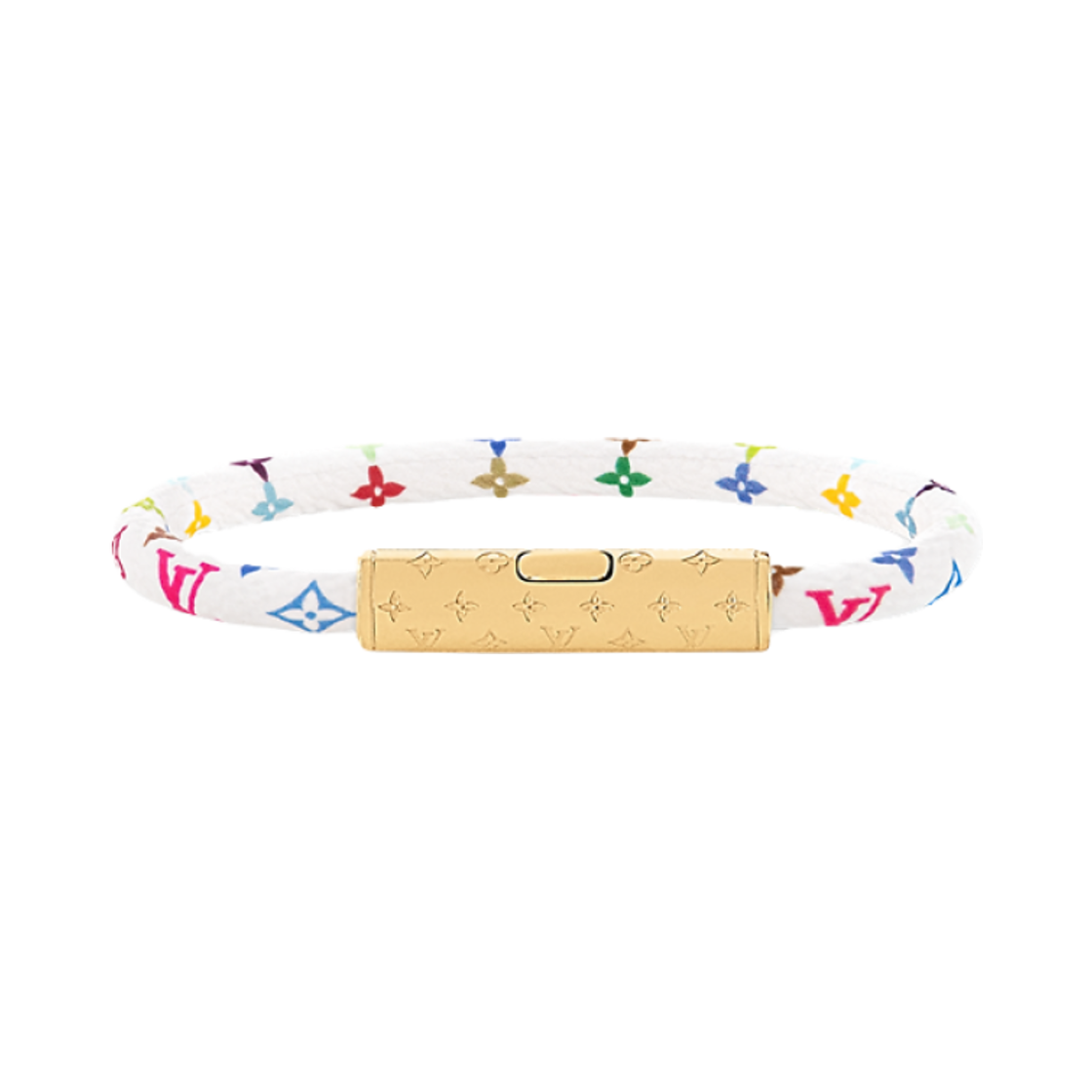 (W) 루이비통 x 무라카미 타카시 LV 컨피덴셜 브레이슬릿 멀티컬러 화이트 | Louis Vuitton | KREAM