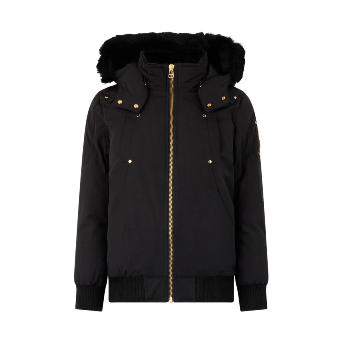 (키즈) 무스너클 골드 시리즈 봄버 자켓 블랙 | Moose Knuckles | KREAM