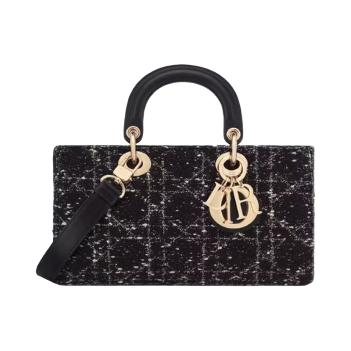 디올 미디움 레이디 D 조이 백 까나쥬 램스킨 블랙 | Dior | KREAM