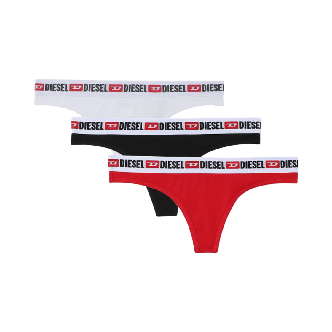 (W) 디젤 Ufst 스타 데님 디비전 통 블랙 화이트 레드 (3개입) | Diesel | KREAM