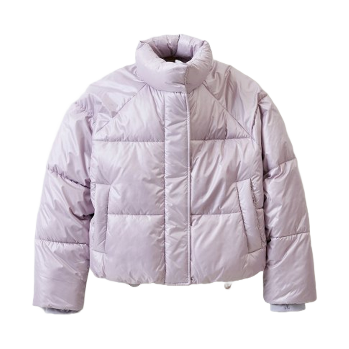 (W) 스파오 파스텔 푸퍼 글로시 실버 | Spao | KREAM