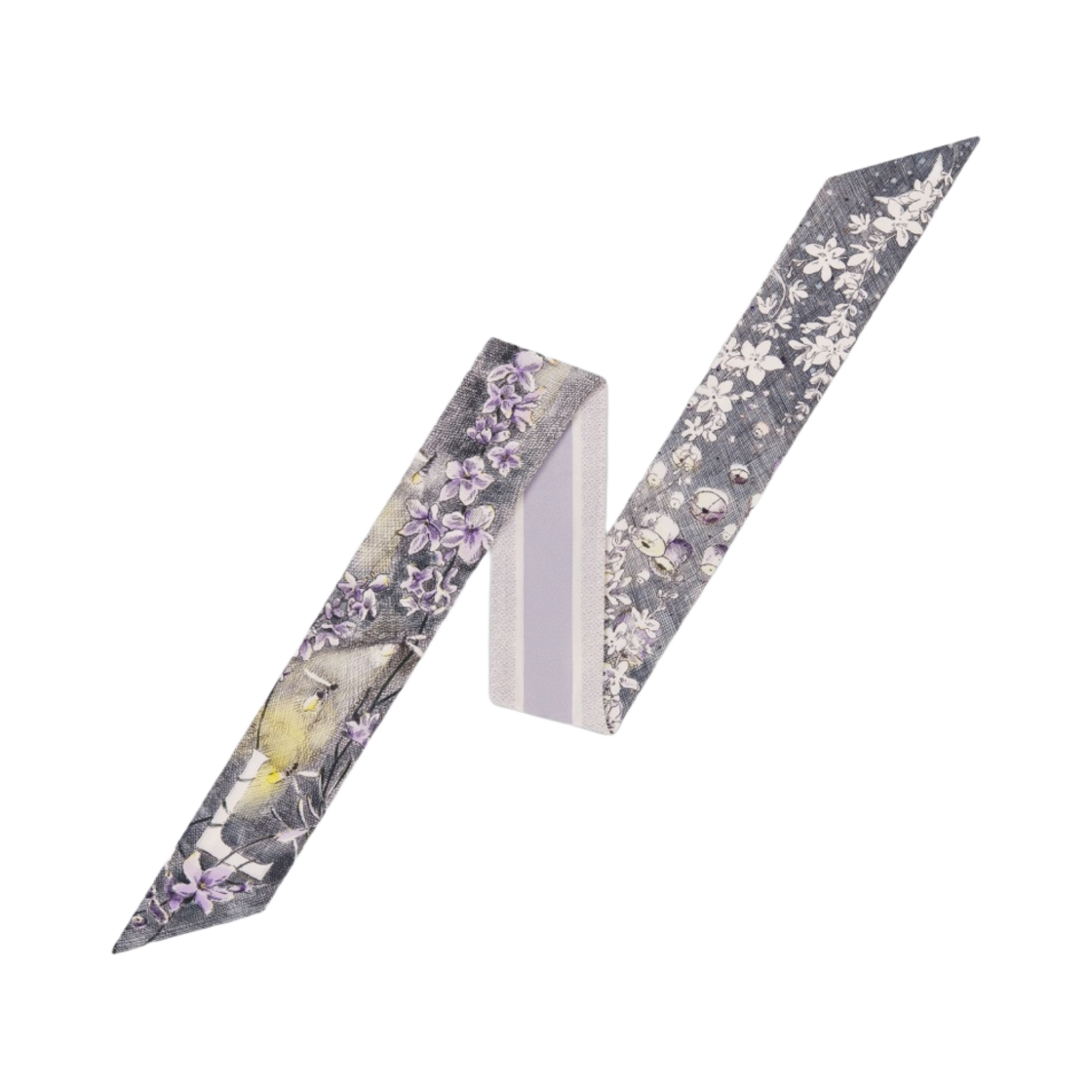 (W) 디올 ABC디올 L 라방드 루미에르 미차 스카프 아이보리 멀티컬러 실크 트윌 | Dior | KREAM