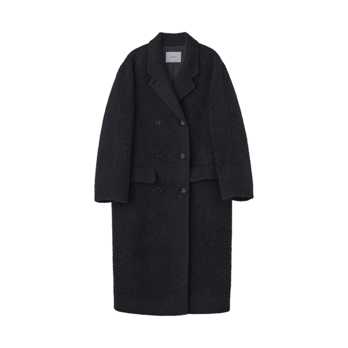블랭크공삼 수리 알파카 핸드메이드 더블 코트 딥네이비 | blank03 | KREAM