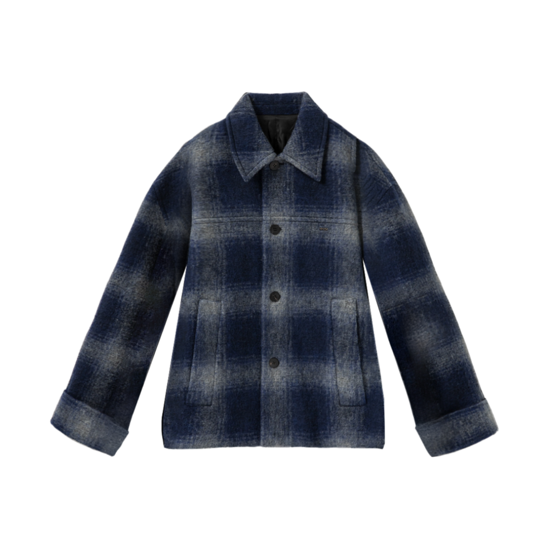 우영미 체크 자켓 블루 - 24FW | Wooyoungmi | KREAM
