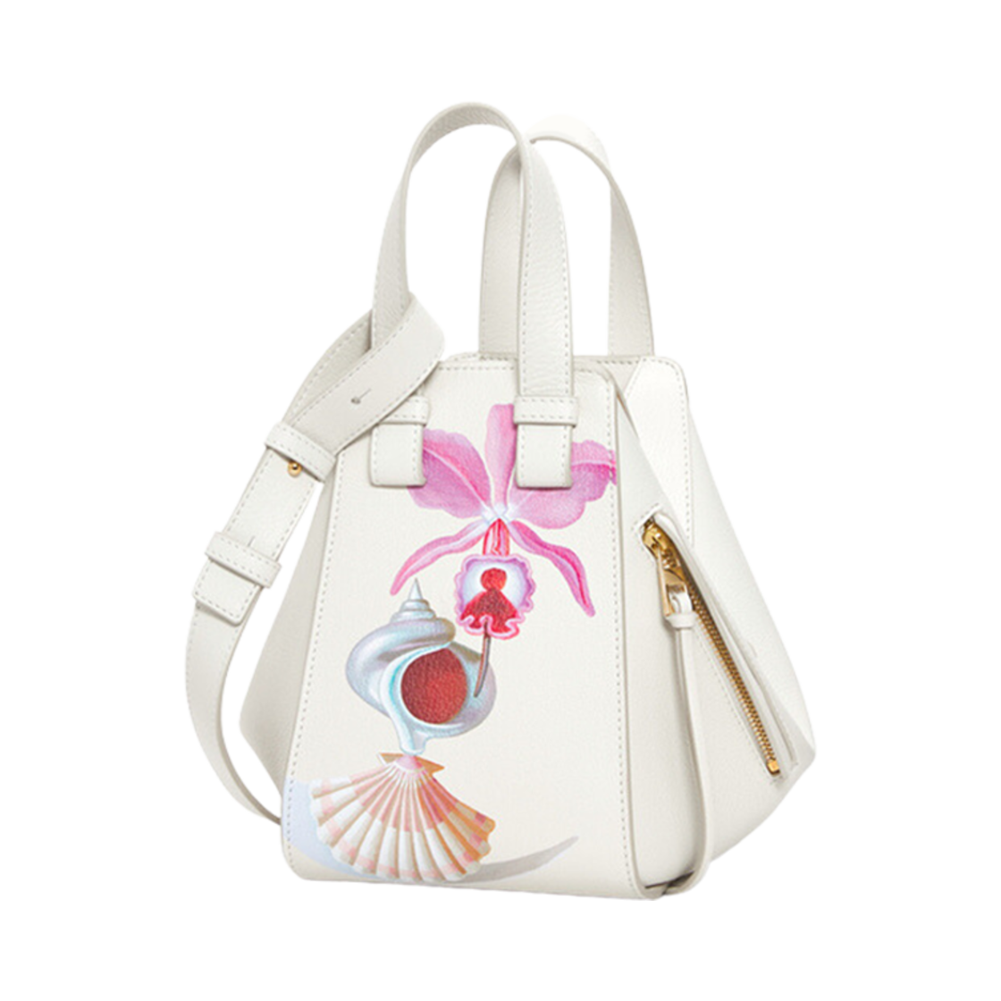 로에베 마루하 마요 해먹 컴팩트 백 인 클래식 카프스킨 소프트 화이트 | Loewe | KREAM