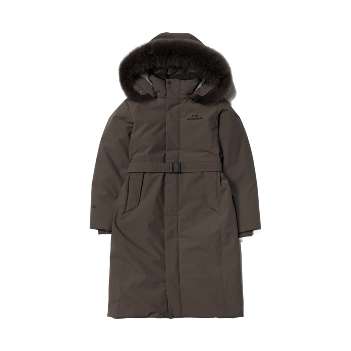 (W) 아이더 라헨느 캐시미어 롱 다운 자켓 다크 베이지 | Eider | KREAM