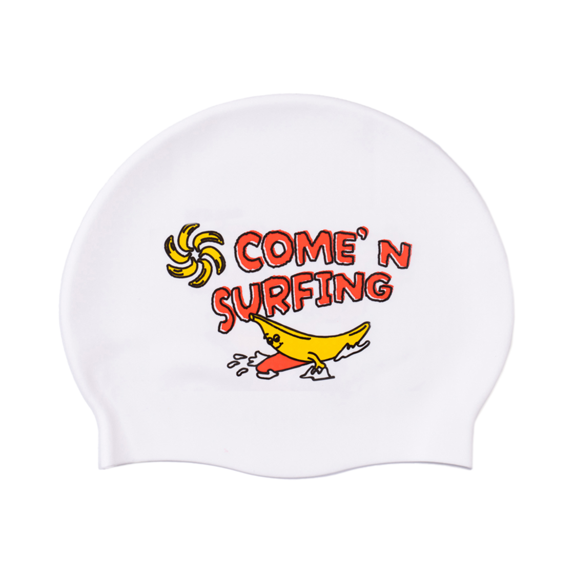 빅웨이브 컬렉티브 커먼 서핑 수영모자 풀 화이트 | BIGWAVE COLLECTIVE | KREAM