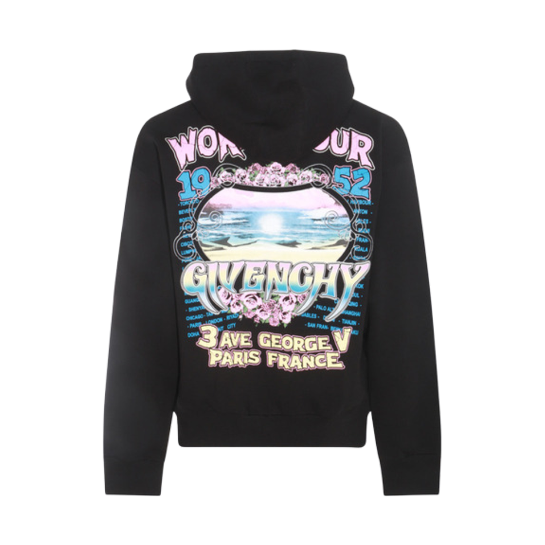 지방시 집업 프린트 후드 블랙 | Givenchy | KREAM