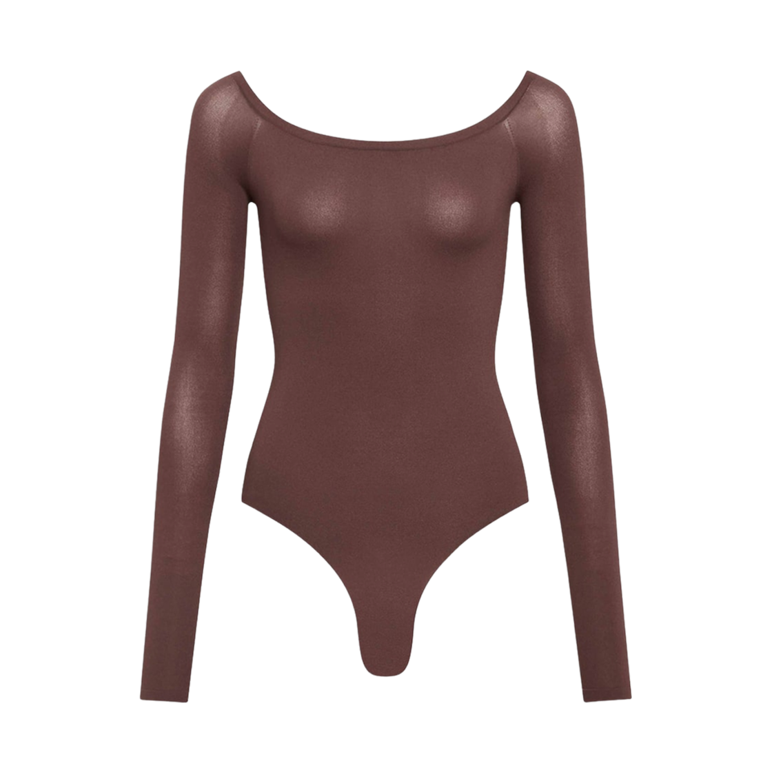 (W) 알라이아 세컨드 스킨 니트 바디수트 초콜릿 | Alaia | KREAM