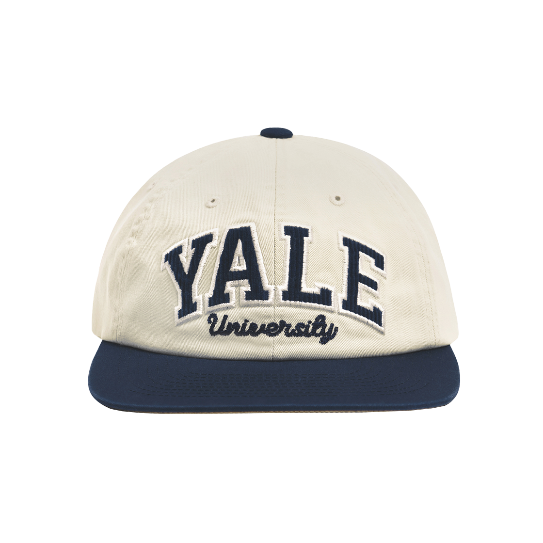 예일 투톤 아치 멀티컬러 스냅 캡_아이보리 | YALE | KREAM