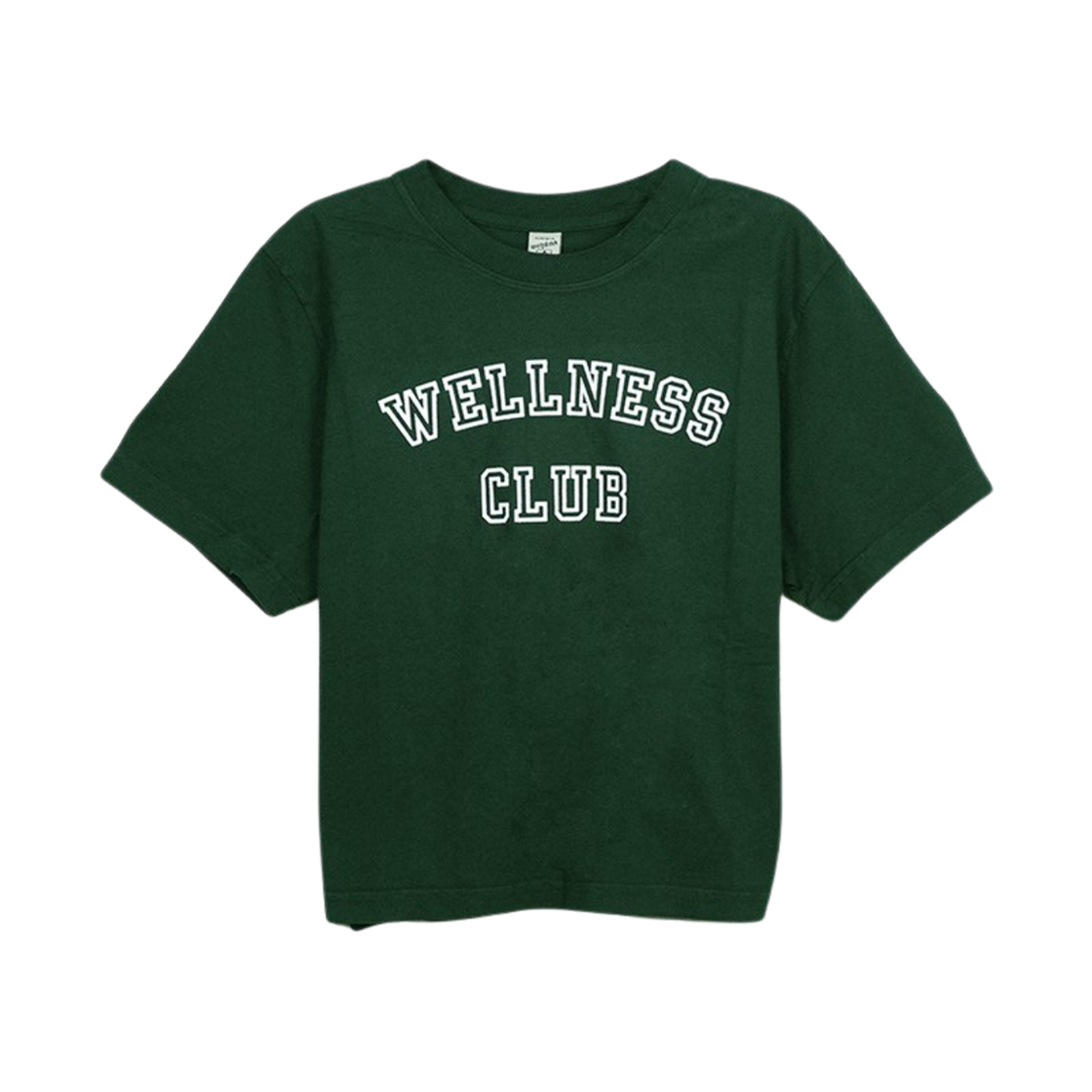 스포티 앤 리치 크롭 웰니스 클럽 로고 티셔츠 그린 | Sporty & Rich | KREAM